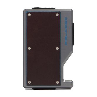 Piquadro Aluminium MagSafe Kartenetui mit Gummiband - - Accessories - unisex - Braun - ONE SIZE