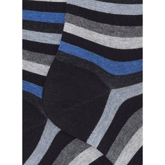 Dor&eacute; Dor&eacute; Chaussettes mi-hautes &agrave; rayures en coton m&eacute;lang&eacute;