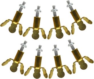 Valiclud 8 St&uuml;ck &Ouml;llampen docht Halter aus Legierung Stabiles Dreibeiniges Design Sicherer Kerzenhalter f&uuml;r Buddhistische Tempel und Butterlampen Vielseitig Ei