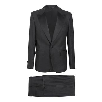 Dolce & Gabbana Herren, Anz&uuml;ge, Schwarzk, LGr&ouml;&szlig;e