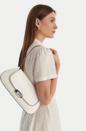 Calvin Klein Handtasche Hardware Flap Shoulder Bag LV04F3146G Wei&szlig;