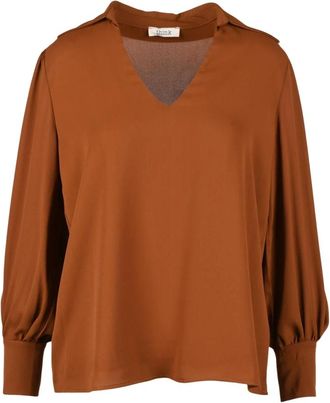 Think Polyesterbluse Modell: Blusa - - Blouses & Shirts - Damen - Braun - XS