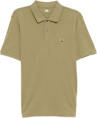 C.P. Company C.p. Company, Homme, Tops, Vert, Taille: S Logo Polo