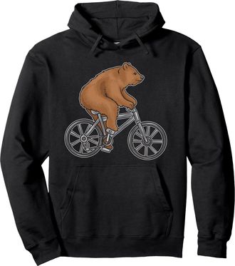 So Cool Designs B&auml;r On A Bike Funny Fitness f&uuml;r B&auml;renliebhaber Pullover Hoodie