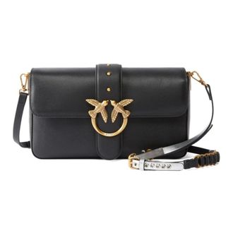 Pinko Pinko - Love One Classic Slouchy - Femme - Sacs - Noir - Taille: ONE Size
