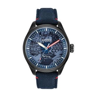 Citizen Citizen, Homme, Accessoires, Bleu, Taille: ONE Size Montre de sport en tissu avec bracelet en caoutchouc