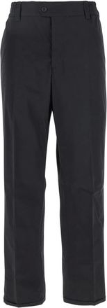 Pantaloni Torino Homme, Pantalons, Noir, Taille: W31 Pantalon Noir en M&eacute;lange de Coton avec Taille &Eacute;lastique