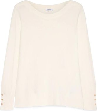 Fiorella Rubino Damen, Strickwaren, Wei&szlig;, LGr&ouml;&szlig;e