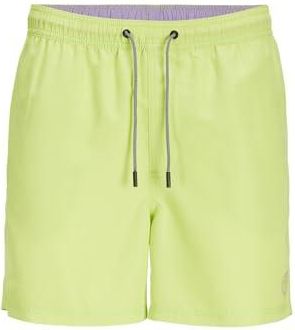 Jack & Jones Jpstfiji Jjswim LY Sn Maillot de survêtement, Citron Vert/détail : Solide, L Homme