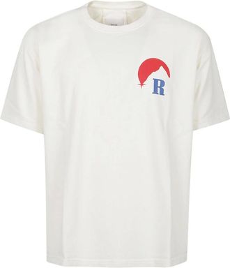 Rhude Homme, Tops, Blanc, Taille: S Moonlight Regatta T-Shirt