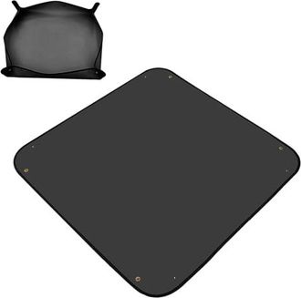 Generic Tapis de douche de camping - Tapis de douche pliable | Tapis de douche imperm&eacute;able et antid&eacute;rapant 99 x 99 cm pour piscine, sauna, plage, camping-car,