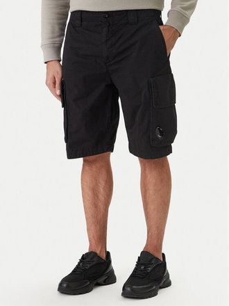 C.P. Company Stoffshorts 20CMBE245A110340O Schwarz Regular Fit
