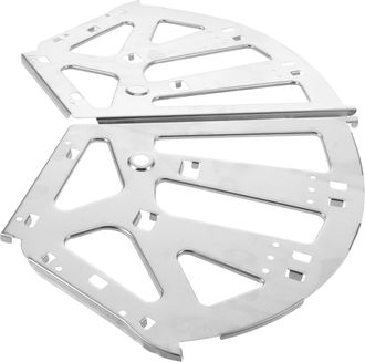 Garneck Klapprahmen f&uuml;r Schuhschrank aus Edelstahl Dreistufiger Schubladen Klapprahmen mit Scharnierbeschl&auml;gen Silberner Schuhschrank Ersatzbeschlag f&uuml;r Effiz