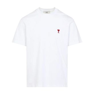 Ami Homme, Tops, Blanc, Taille: L T-shirt De Coeur
