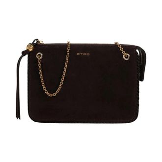 Etro Crossbody Clutch Suede - - Bags - Damen - Braun - ONE SIZE