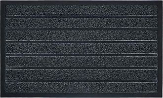 Douceur d'Intérieur douceur dIntérieur Tapis Teppich D Entree, rechteckig 45 x 75 cm Schaber Marco, PVC, grau, 75 x 45 cm