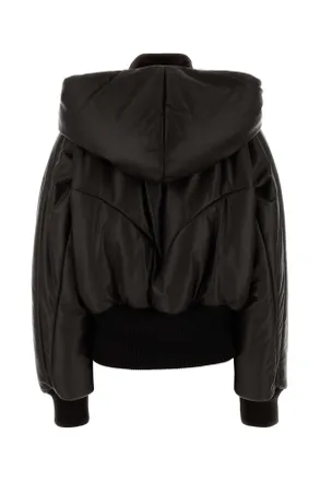 The Attico Darkbrown Giubbini Jacket