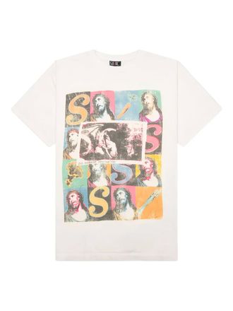 Saint Mxxxxxx &times; Sean Wotherspoon t-shirt &agrave; imprim&eacute; graphique - Blanc