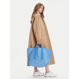 Tommy Jeans Handtasche Tommy Jeans Tjw Tote Edition Canvas AW0AW17542 Blau