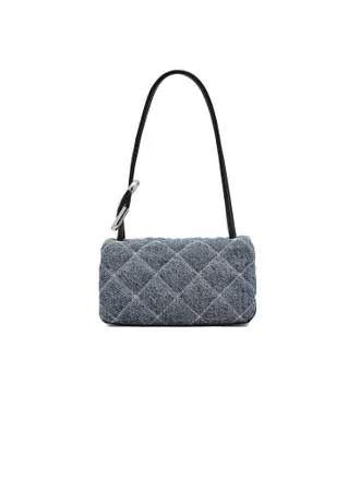 Marc Jacobs Womens Shoulder Bag Blue Cotton Denim - Shoulder-Bags