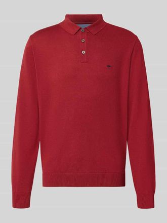 Fynch-Hatton Strickpullover mit Polokragen und Knopfleiste