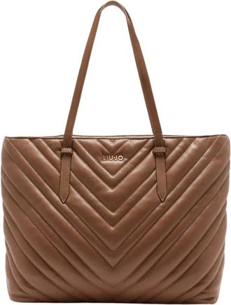 Liu Jo Femme, Sacs, Brun, Taille: ONE Size Shopping bag grande matelass&eacute;