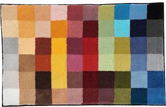 Kleine Wolke 8821148449 Cubetto Badteppich Polyacryl, Mehrfarbig, 75 x 120 x 3 cm