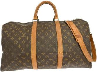 Louis Vuitton unisex, Pre-owned, Brun, Taille: ONE Size Sac Week-end en Toile Pre-owned