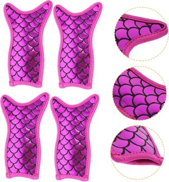 BESTONZON 4st&uuml;cke Wiederverwendbare -taschen Langlebige Eis- - F&uuml;r Joghurt Fruchtsaft Eiscreme K&uuml;hleis-h&uuml;llen F&uuml;r Partys Picknicks Und Alltag