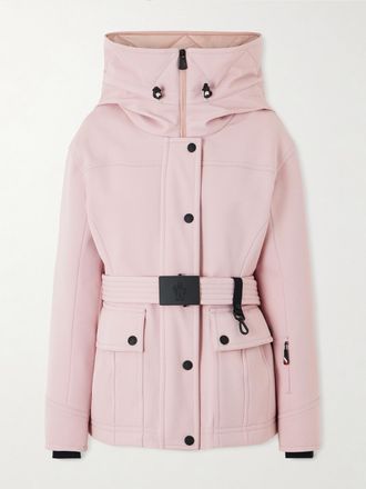 Moncler Isle Skijacke Aus Stretch-twill Mit Daunenf&uuml;llung - Pink