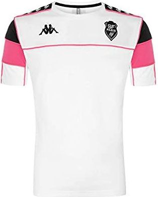 Kappa T-Shirt Arari Stade Français Paris pour Garçon - Blanc - Taille 8Y