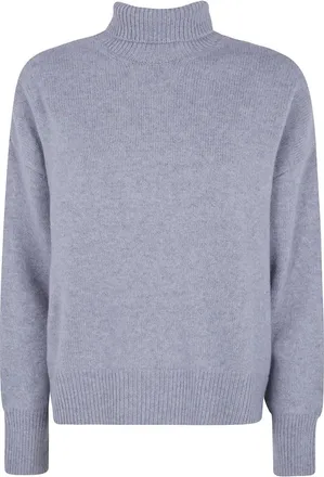 MRZ Mrz, Femme, Pulls, Gris, Taille: 36 FR Col roul&eacute;s