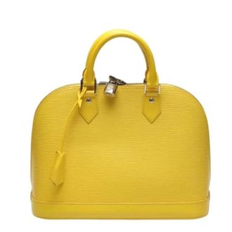 Louis Vuitton Pre-owned Cuir sacs-louis-vuitton - Femme - Pre-owned - Jaune - Taille: ONE Size