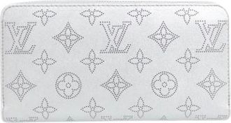 Louis Vuitton unisex, Pre-owned, Gris, Taille: ONE Size Portefeuille en cuir Pre-owned