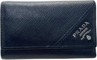 Prada unisex, Pre-owned, Noir, Taille: ONE Size Porte-cl&eacute;s Vintage Pre-owned