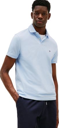 Tommy Hilfiger Herren Poloshirt Kurzarm 1985 Regular Fit, Blau (Breezy Blue), XS