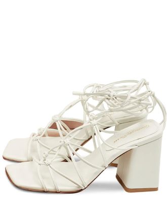 Gianvito Rossi Mina Sandalen - Wei&szlig;