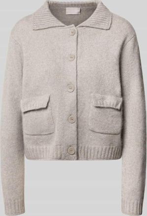 Hemisphere Regular Fit Strickjacke aus Kaschmir-Mix mit Baumwoll-Anteil
