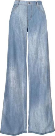 Ermanno Scervino Femme, Jeans, Bleu, Taille: 40 FR Pantalon Baggy