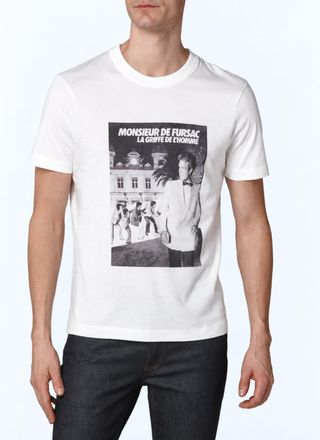Fursac T-shirt col rond - Taille L - Homme
