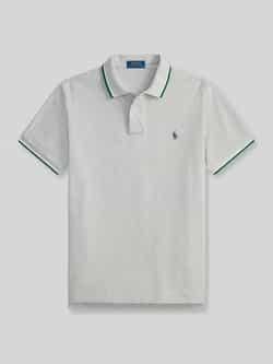 Polo Ralph Lauren Regular Fit Poloshirt aus reiner Baumwolle mit Kontraststreifen