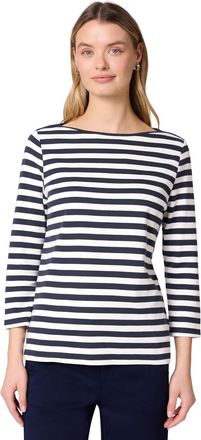 Street One Gestreiftes Shirt Shadowed Navy 38