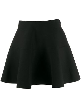 Valentino Garavani minijupe trap&egrave;ze classique - Noir