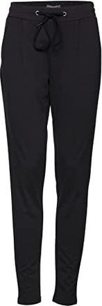 Ichi IHKATE PA2 Pantalon de survêtement pour Femme Pantalon de survêtement Pantalon de détente avec Stretch Coupe étroite avec Taille élastique, Noir (1000