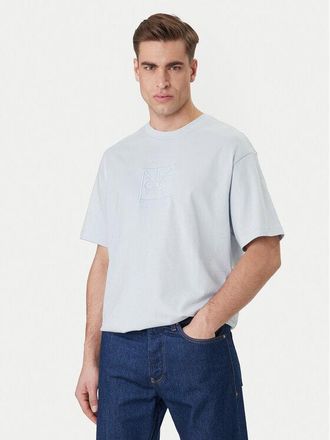 Calvin Klein T-Shirt Emblem Graphic LV14RF817G Himmelblau Regular Fit