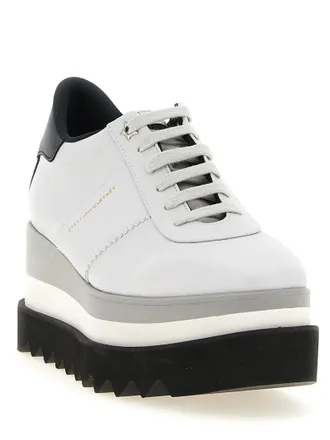 Stella McCartney Womens Gray Polyethylene Wedge Sandals