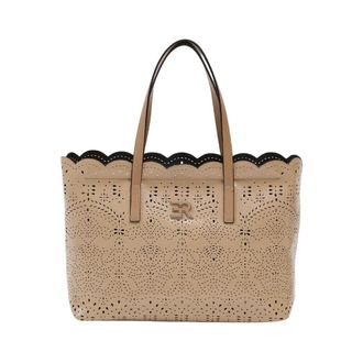 Ermanno Scervino Perforierte Lucid Shopping Bag - - Bags - Damen - Beige - ONE SIZE