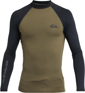 Quiksilver Everyday UPF50 LS Surf-T-Shirt f&uuml;r Herren, Gr&uuml;n