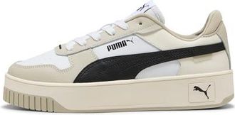Puma Tazon 6 - Baskets pour femme, Blanc beige Noir, 39 EU