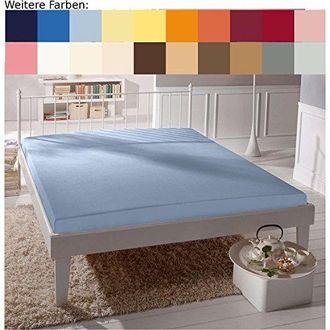 Bassetti SPANNBETTLAKEN, 95% Baumwolle, 5% Elasthan, Aqua, 140x200 160x220